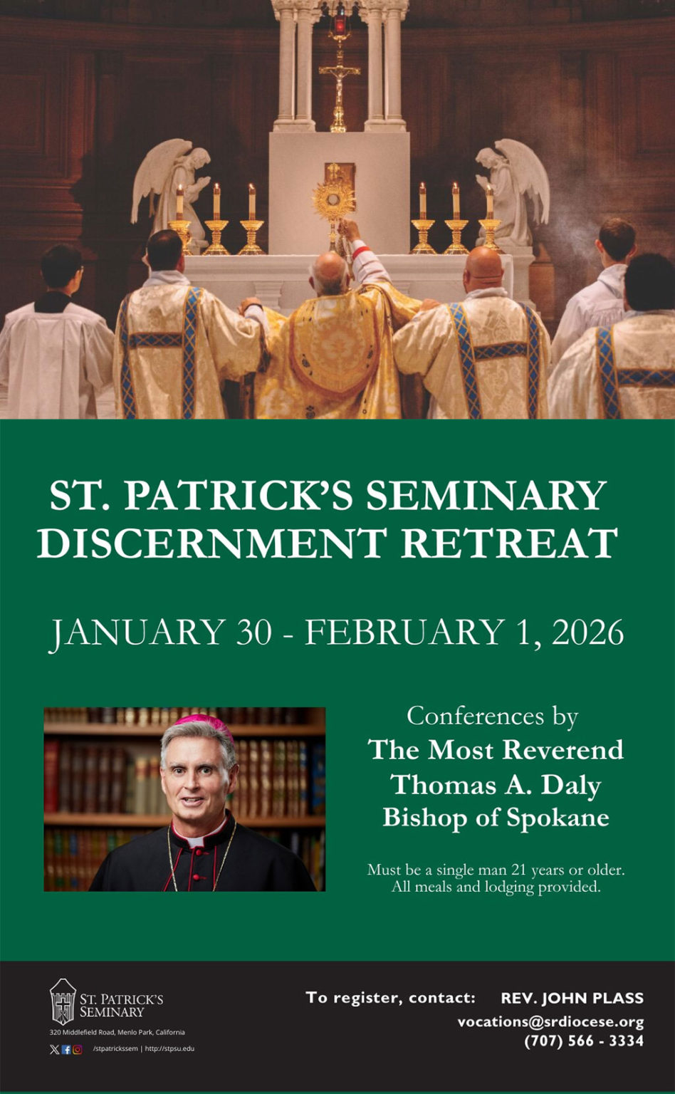 St. Patrick’s Seminary Discernment Retreat - St. Joseph Catholic Church